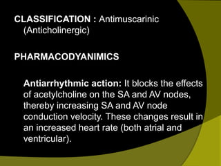 Atropine slideshare | PPTX