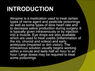 Atropine slideshare | PPT