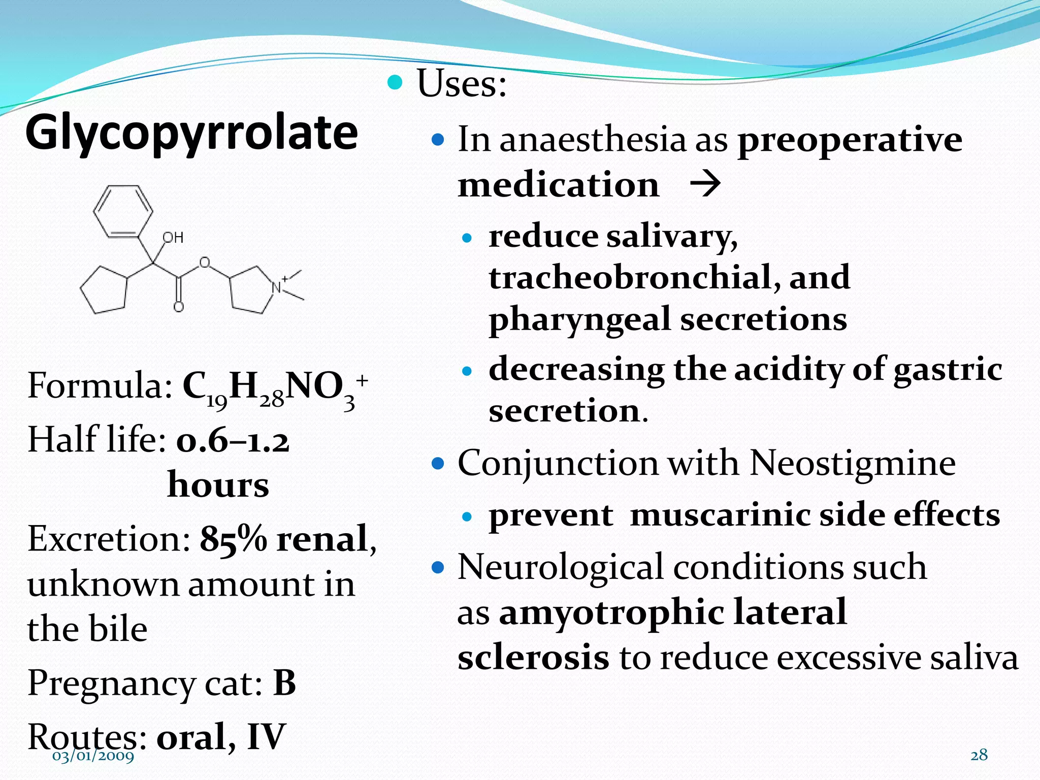Atropine substitutes | PPTX