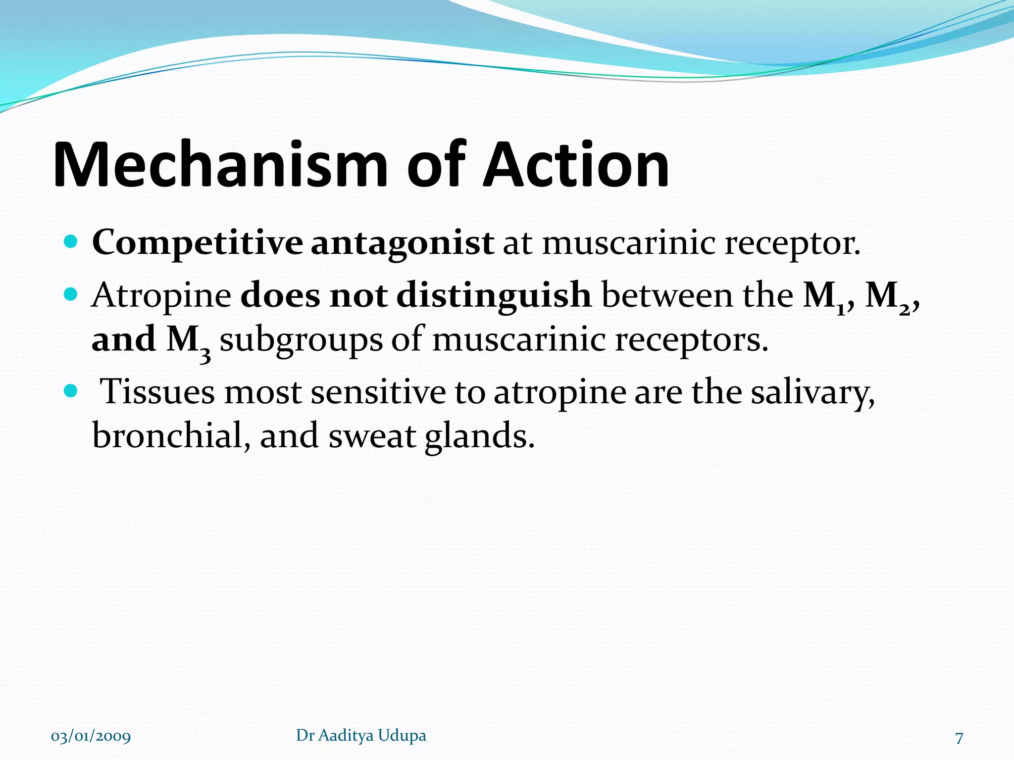 Atropine substitutes | PPTX