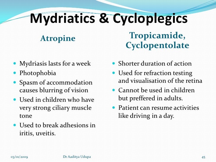 Atropine substitutes