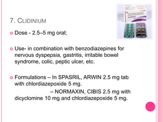Atropine substitutes Pharmacology ppt | PPTX