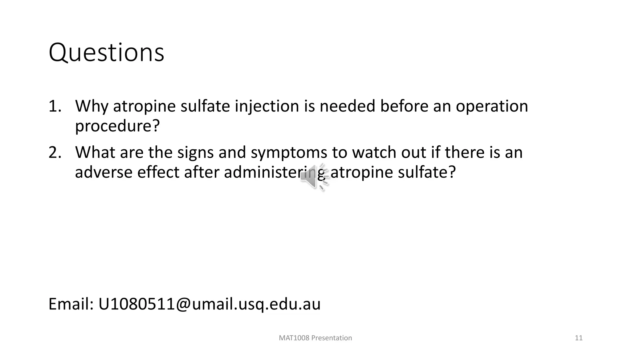 Atropine sulfate injections administration | PPTX