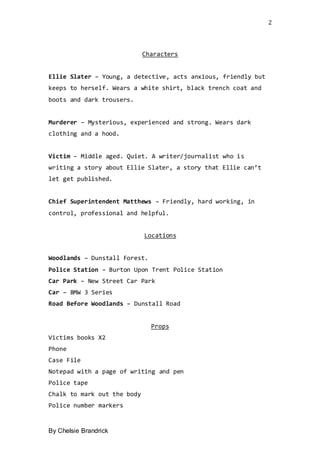 A Troublesome Girl Script - Unit 22 | DOCX