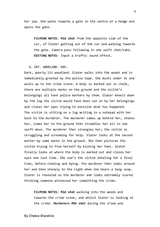 A Troublesome Girl Script - Unit 22 | DOCX