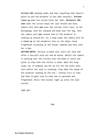 A Troublesome Girl Script - Unit 22 | DOCX