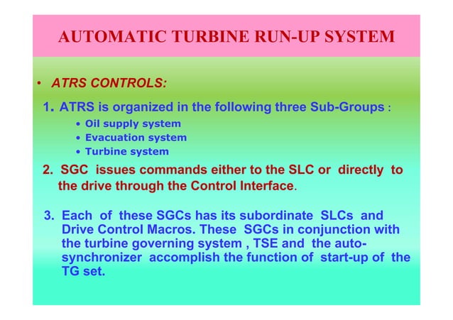AUTOMATIC TURBINE RUNUP SYSTEM | PDF | Technology & Computing