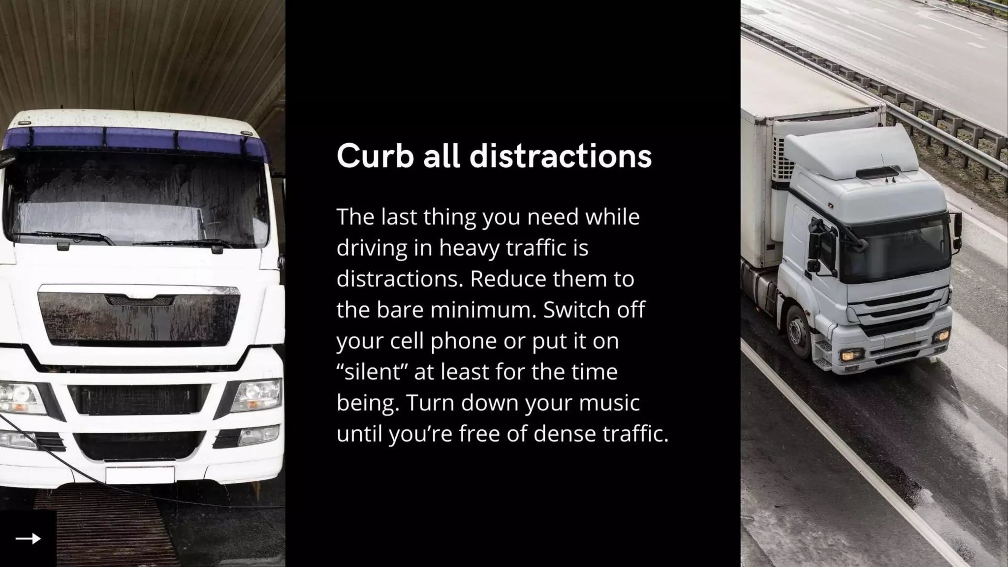 A Truck Driver's Safety Tips for Driving in Heavy Traffic | PPT