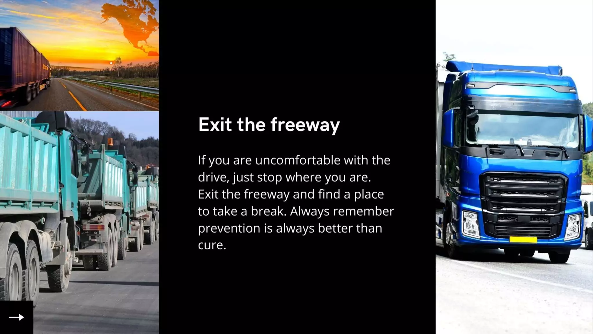 A Truck Driver's Safety Tips for Driving in Heavy Traffic | PPT