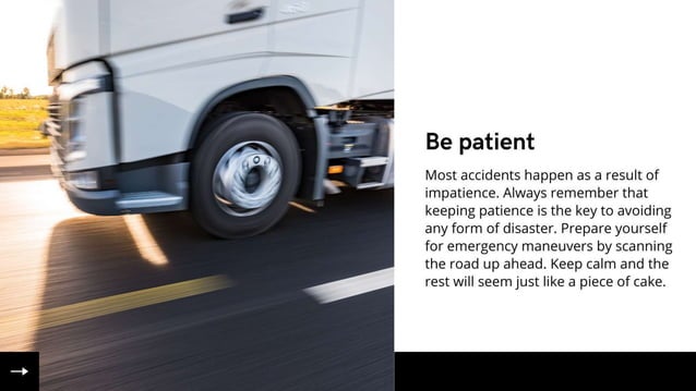 A Truck Driver's Safety Tips for Driving in Heavy Traffic | PPT