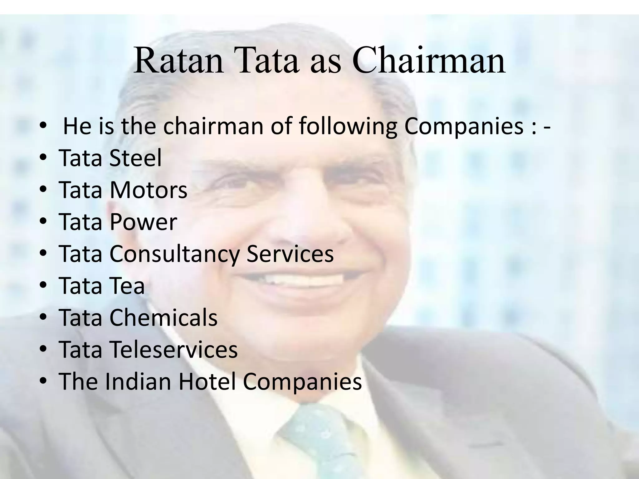 A true leader mr. ratan tata | PPTX