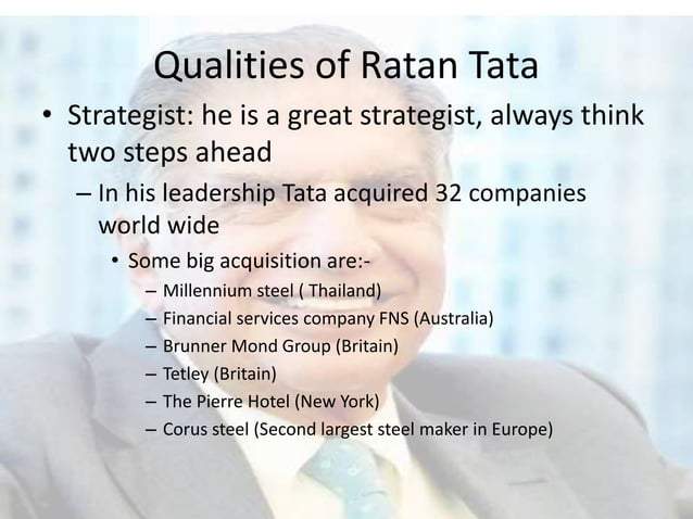 A true leader mr. ratan tata | PPTX