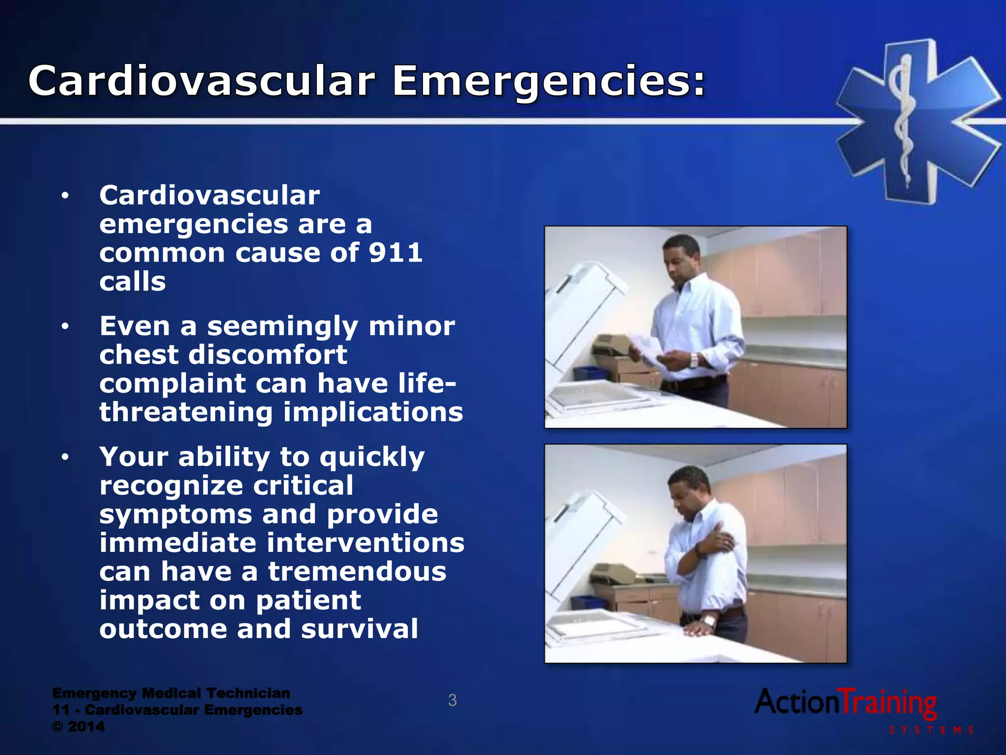 ATS - Cardiovascular Emergencies | PPTX | First Aid | Injuries