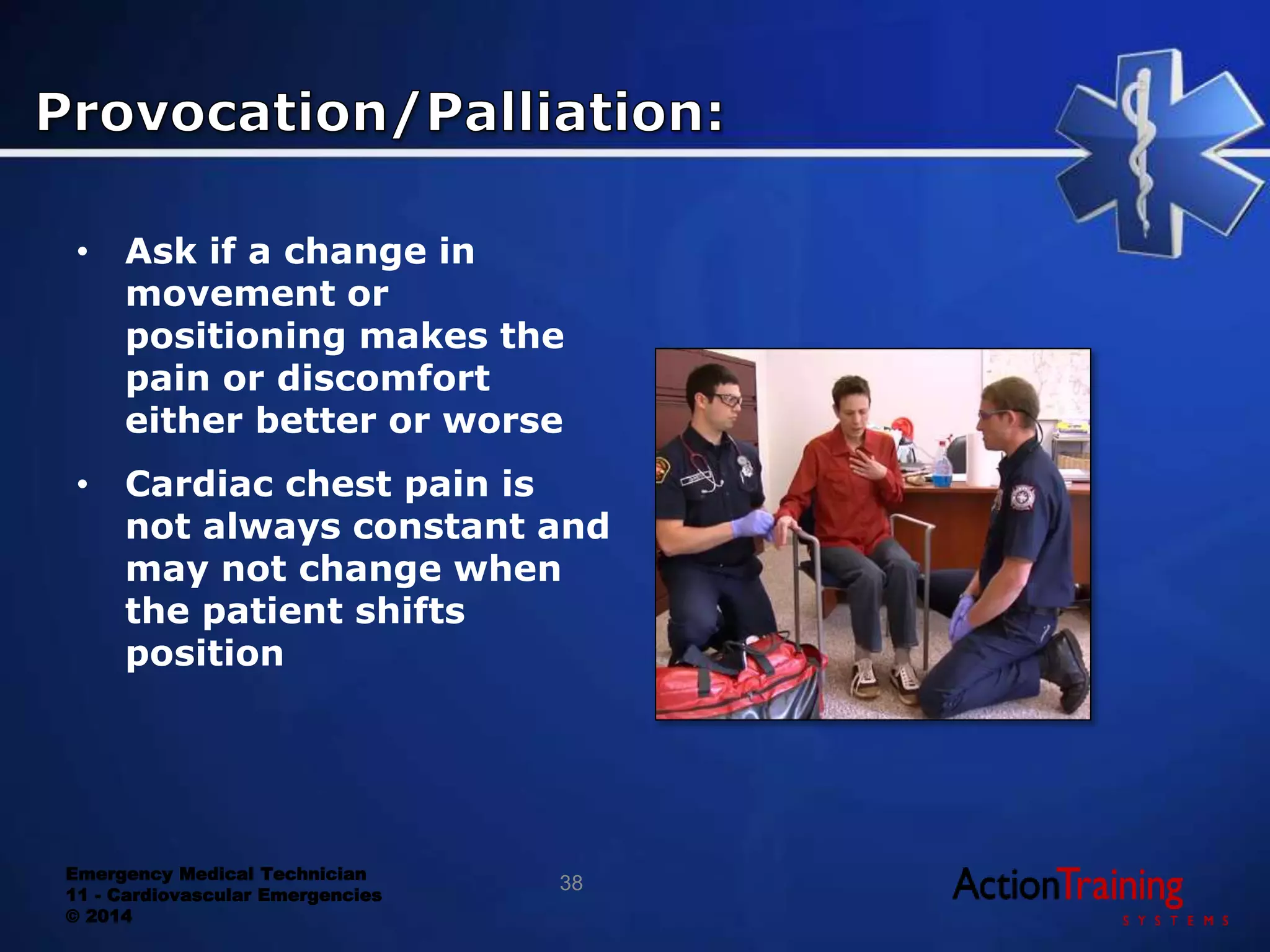 ATS - Cardiovascular Emergencies | PPTX | First Aid | Injuries