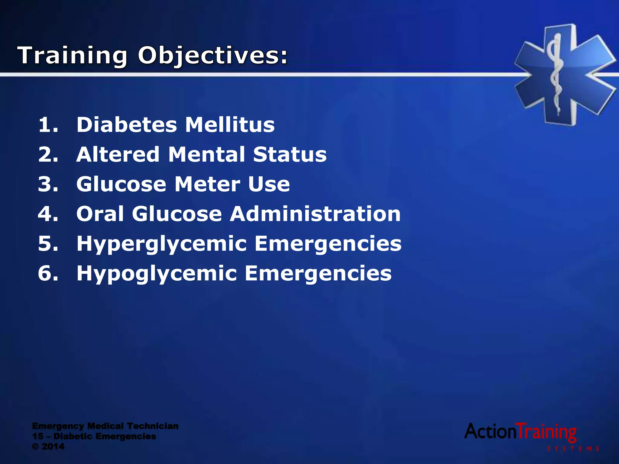 ATS - Diabetic Emergencies | PPT