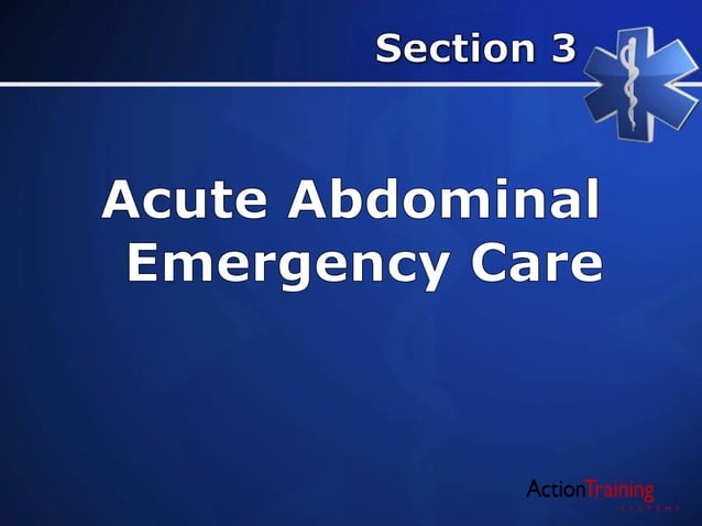 ATS - abdominal emergencies | PPTX
