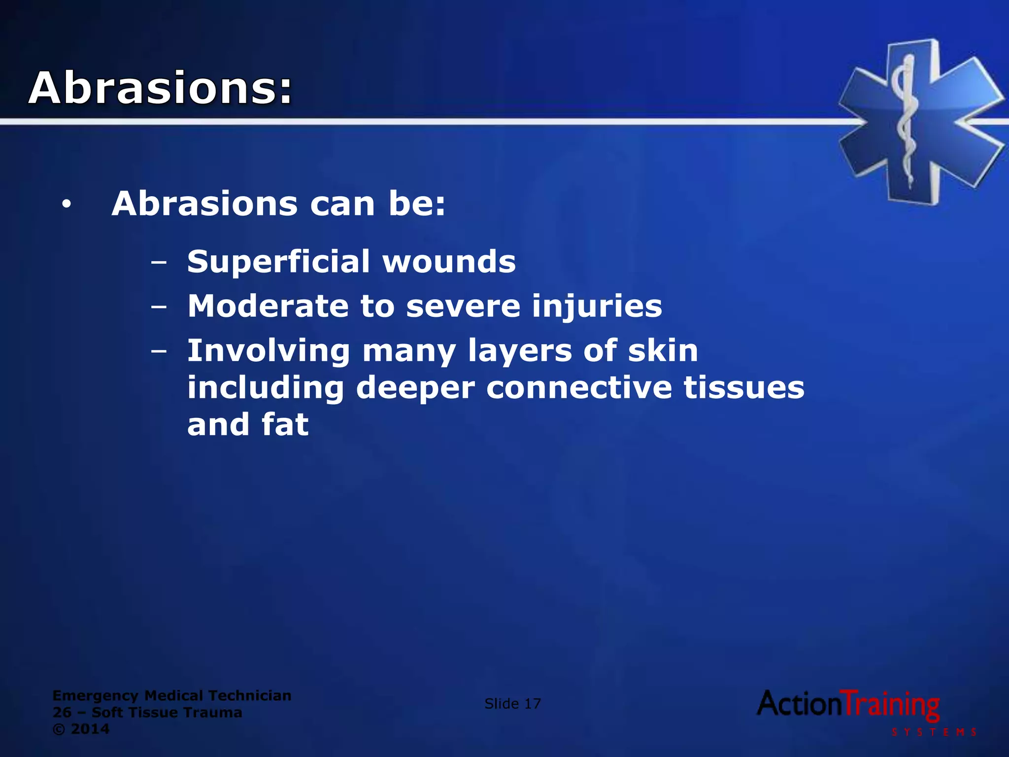ATS - soft tissue trauma | PPTX