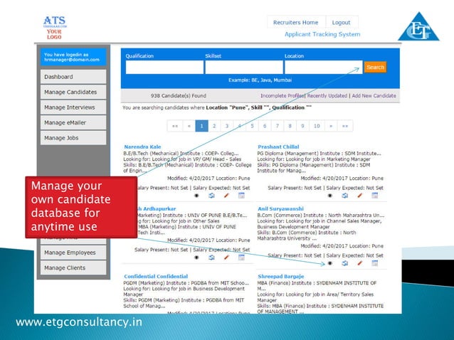 Application Tracking System | PDF | Human Resources | Business