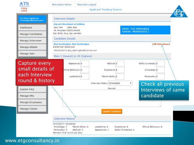 Application Tracking System | PDF | Human Resources | Business