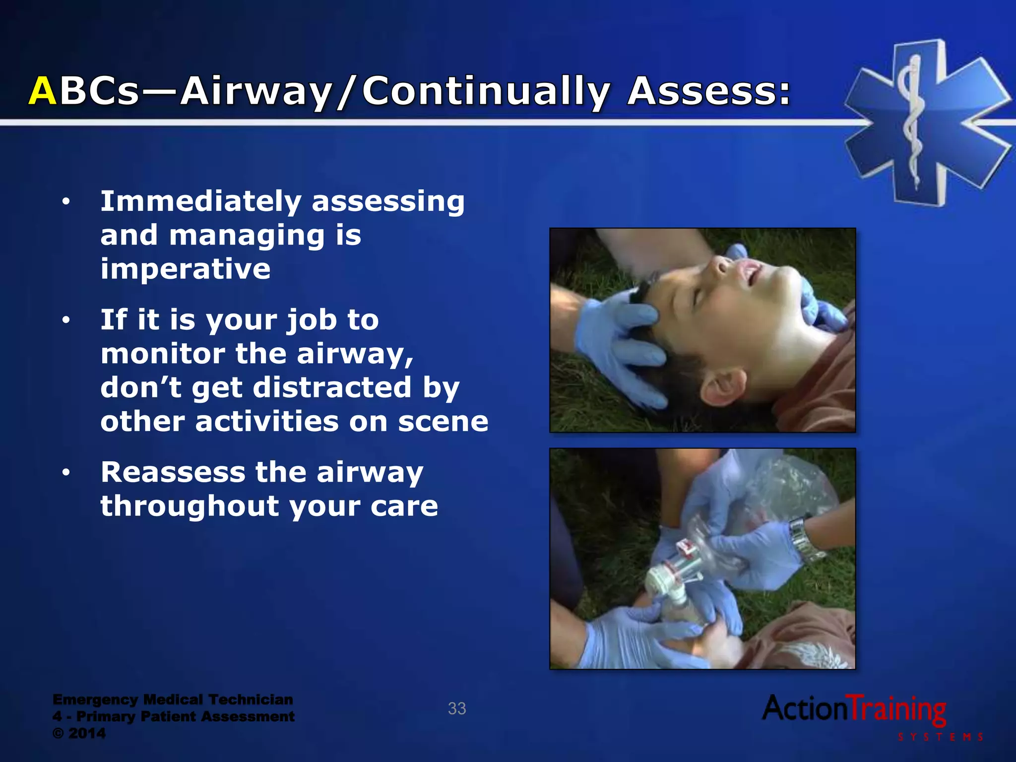 ATS - primary patient assessment | PPTX