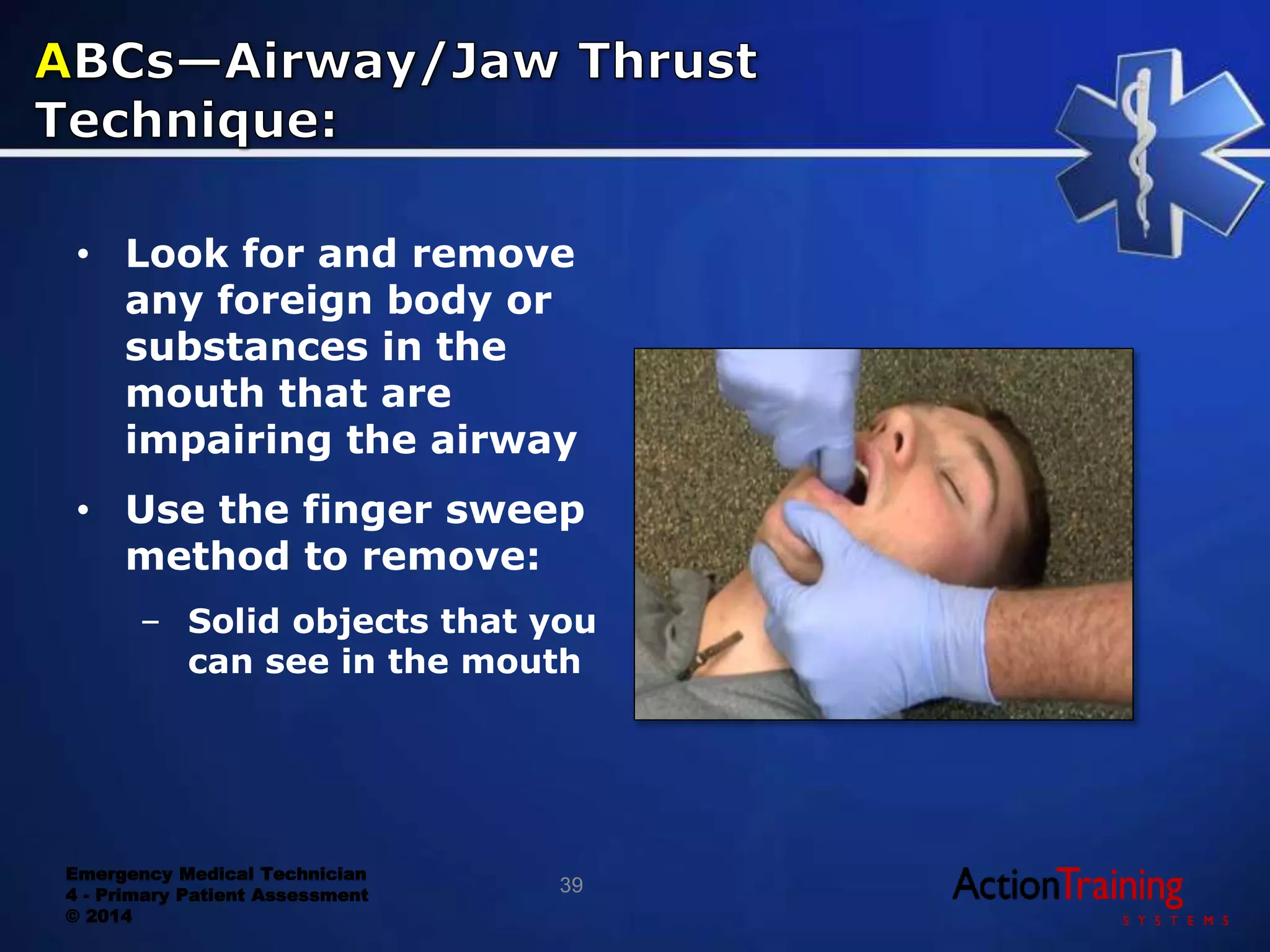 ATS - primary patient assessment | PPTX