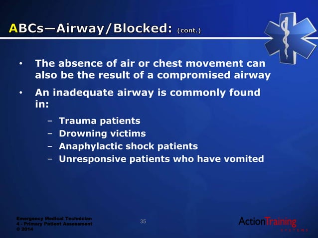 ATS - primary patient assessment | PPTX | First Aid | Injuries