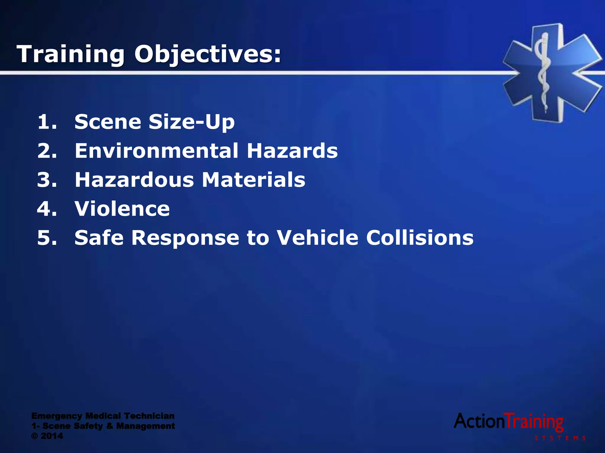 ATS - scene safety and management | PPTX