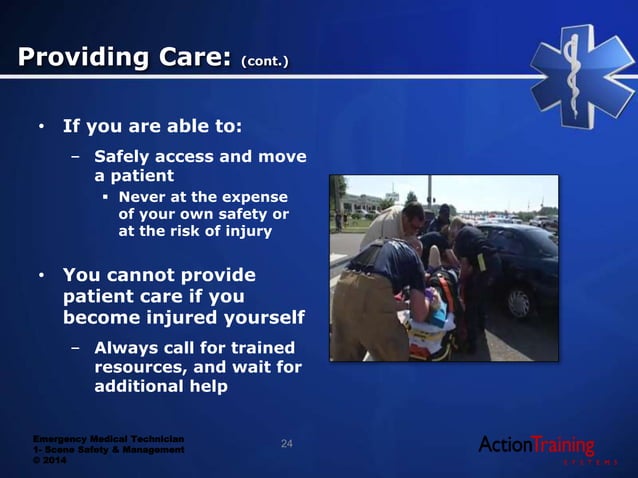 ATS - scene safety and management | PPTX | First Aid | Injuries