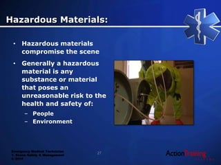 ATS - scene safety and management | PPTX