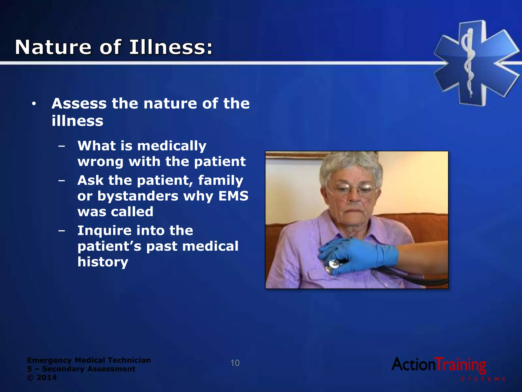 ATS - secondary assessment medical | PPTX