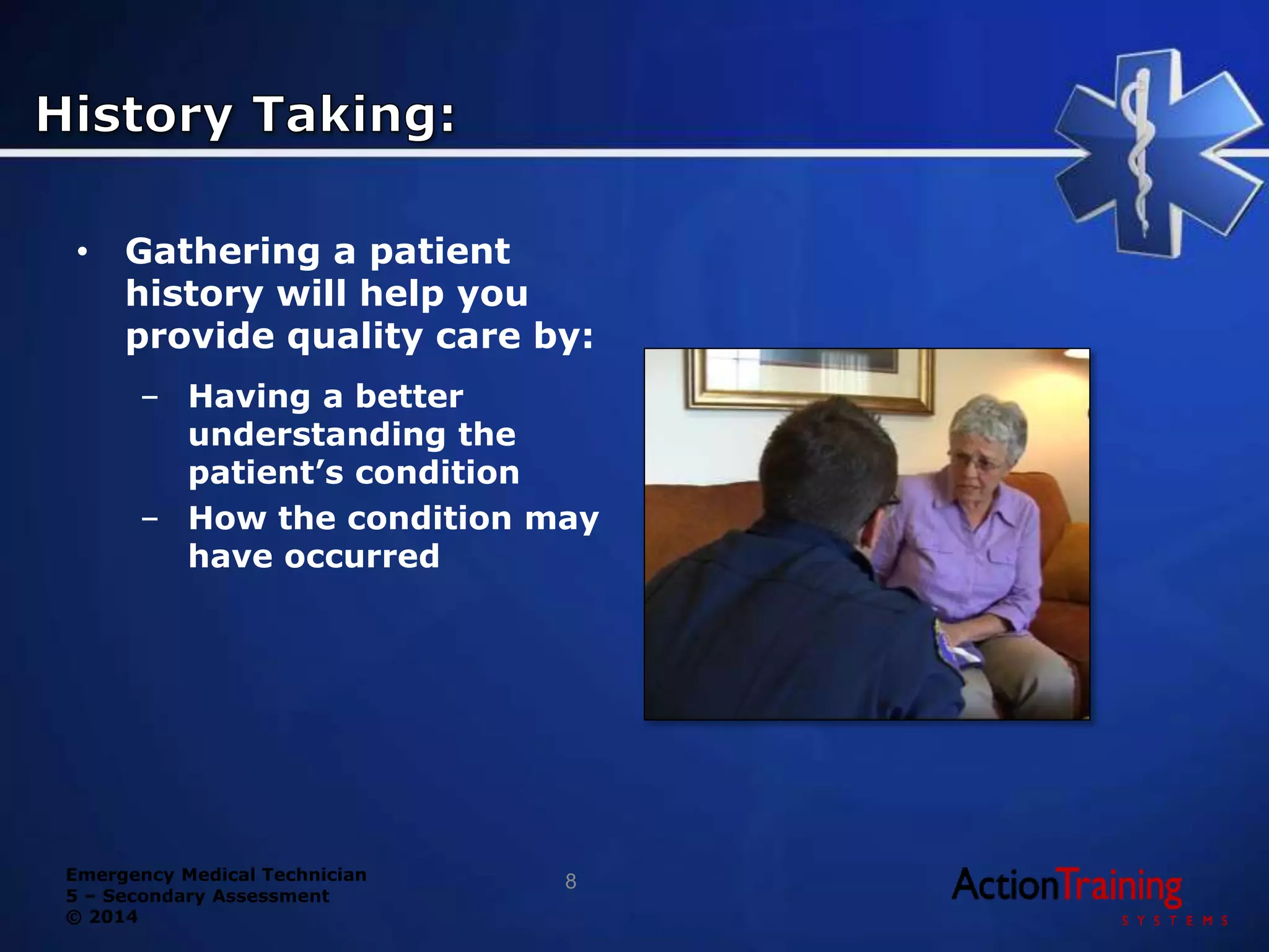 ATS - secondary assessment medical | PPTX