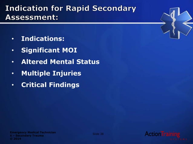 ATS - secondary trauma | PPTX | First Aid | Injuries