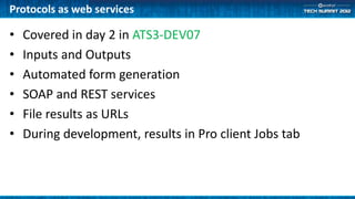 (ATS3-DEV04) Introduction to Pipeline Pilot Protocol Development for Developers | PPT