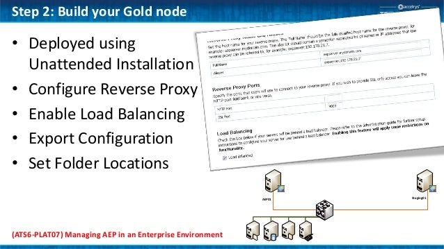 (ATS6-PLAT09) Deploying Applications on load balanced AEP servers for… (ATS6-PLAT09) Deploying Applications on load balanced AEP servers for…