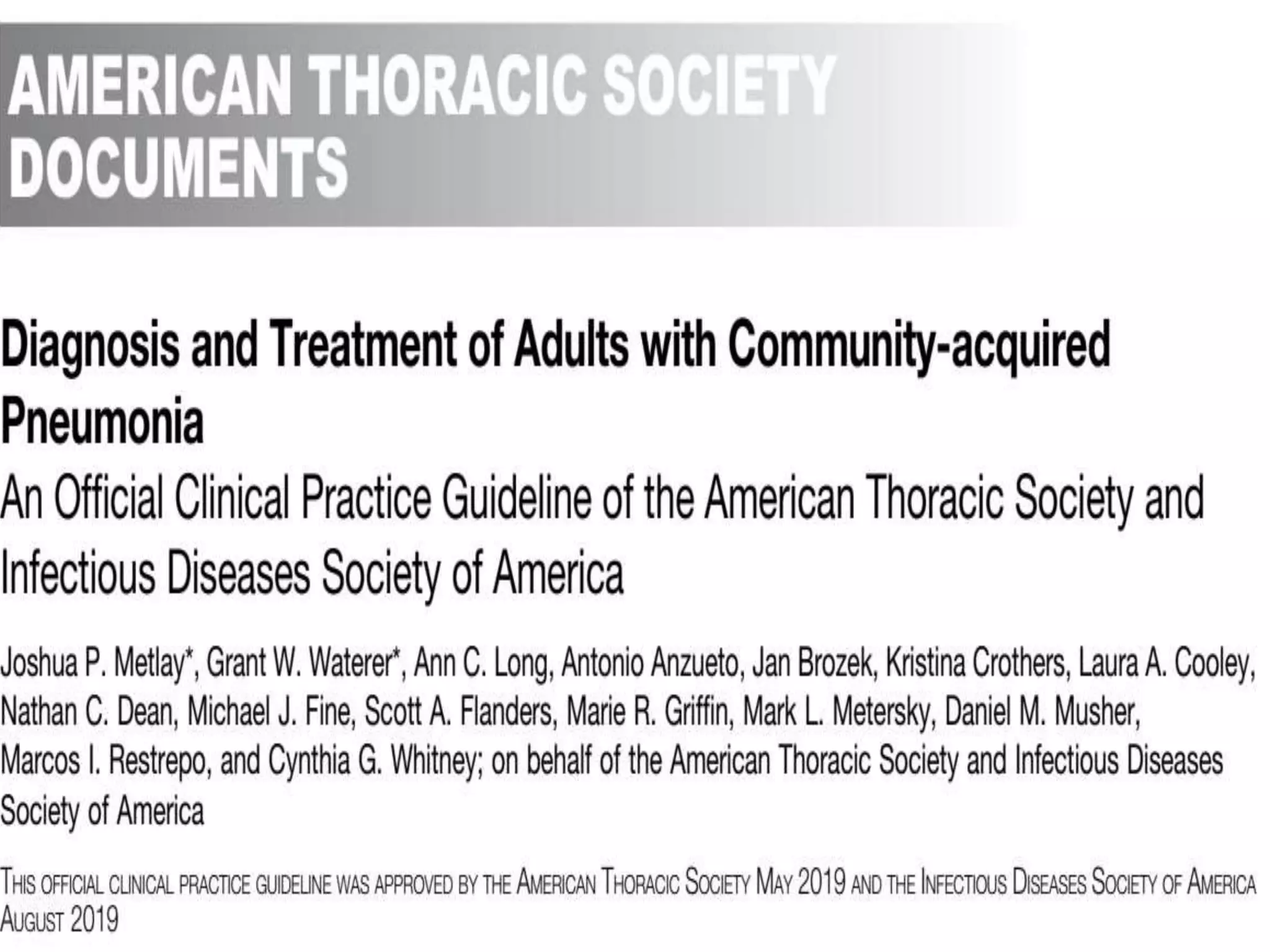 ATS CAP guidelines | PPTX