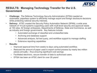 Atsc Corporate Capabilities Briefing Final Tech Services | PPT ...