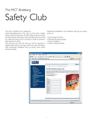 MCT Brattberg - Cable & Pipe Sealing Transits, Marine | PDF