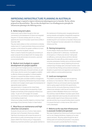 Infrastructure Planning: Towards Best Practice | PDF