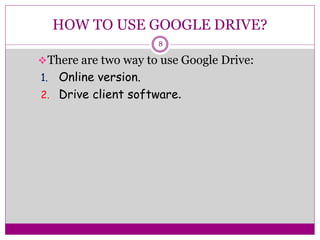 Google Drive | PPT