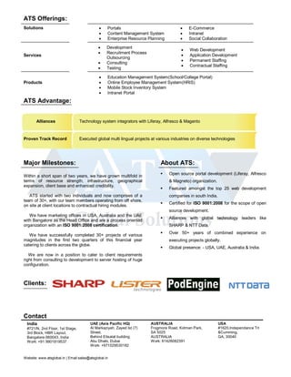 ATS Global Solutions-Corporate Profile | PDF