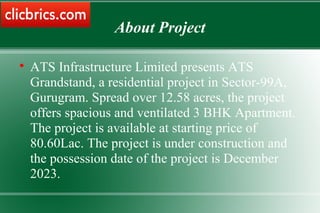 ATS Grandstand Dwarka Expressway Gurgaon | PPT
