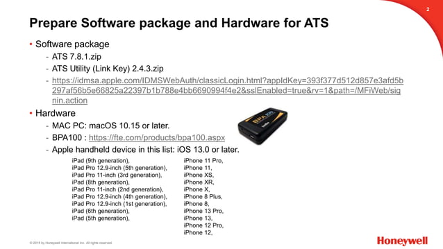 MFI ATS_Guide, manual of install and setup for ATS tool | PPTX