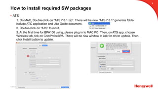 MFI ATS_Guide, manual of install and setup for ATS tool | PPTX