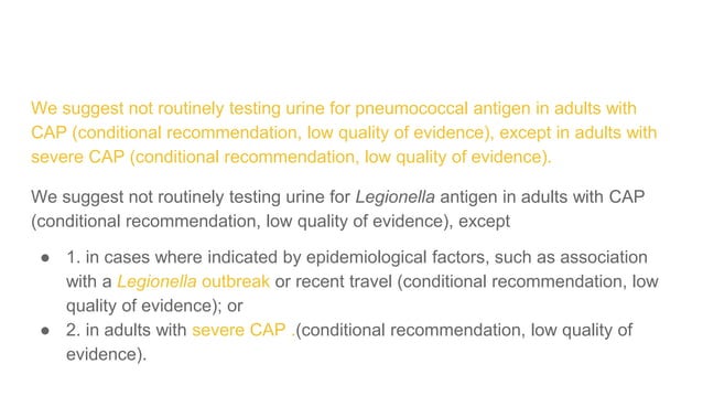Ats guidelines for cap 2019 | PPTX | Infectious Diseases | Diseases and ...