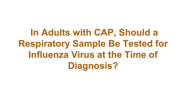 Ats guidelines for cap 2019 | PPTX | Infectious Diseases | Diseases and ...