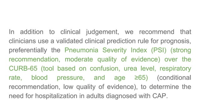Ats guidelines for cap 2019 | PPTX | Infectious Diseases | Diseases and ...