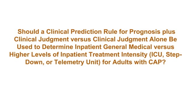 Ats guidelines for cap 2019 | PPTX | Infectious Diseases | Diseases and ...