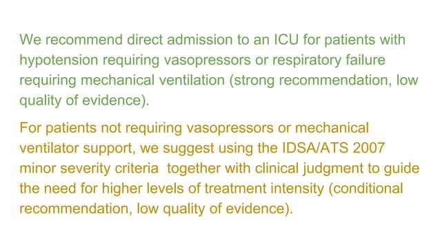 Ats guidelines for cap 2019 | PPTX | Infectious Diseases | Diseases and ...