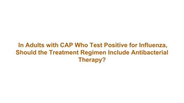 Ats guidelines for cap 2019 | PPTX | Infectious Diseases | Diseases and ...