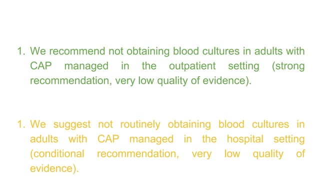 Ats guidelines for cap 2019 | PPTX | Infectious Diseases | Diseases and ...